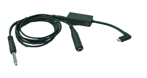 Nflightcam Aviation Audio + Power Cable for GoPro Hero5, Hero6, Hero7 ...